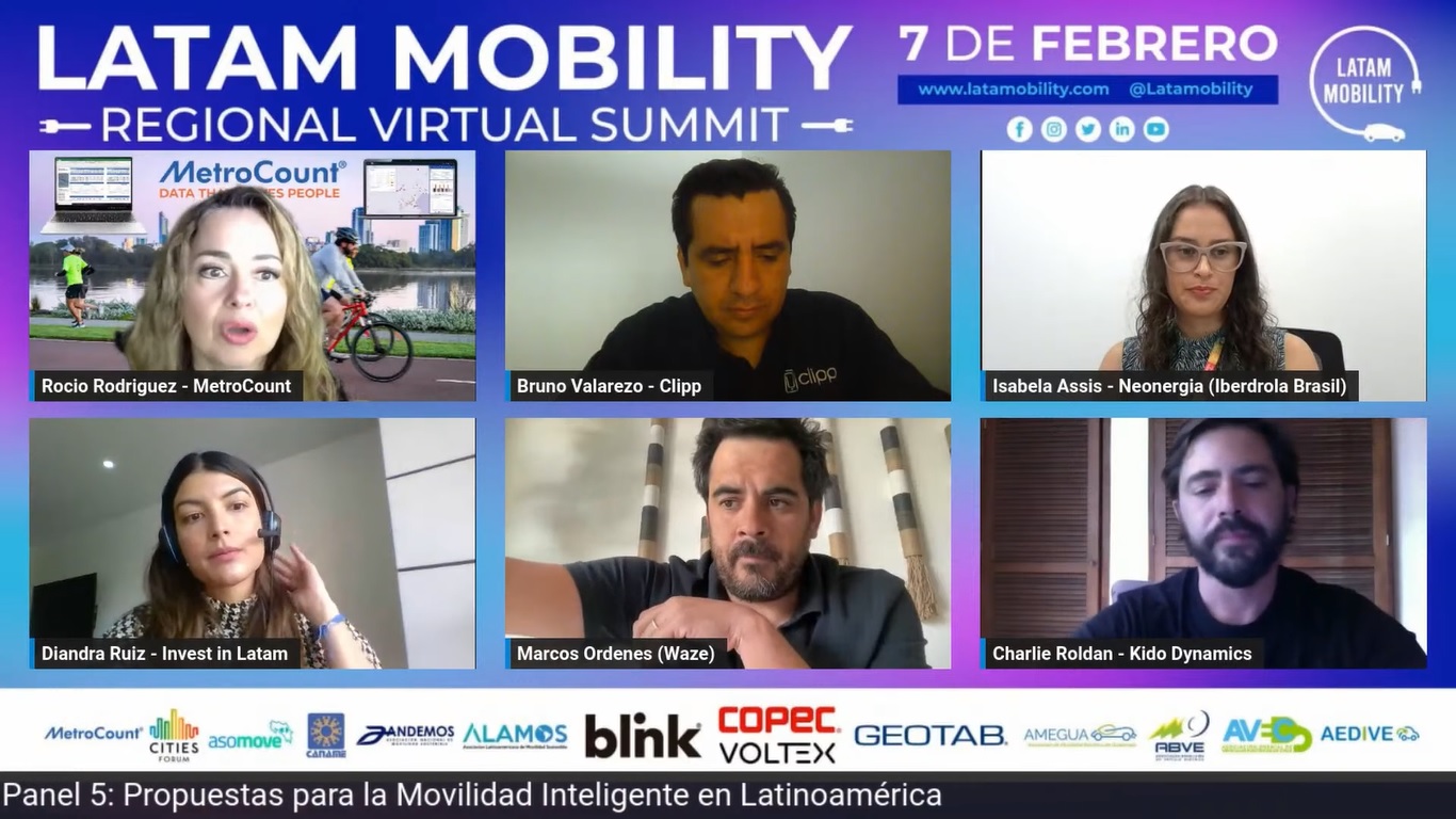 Metrocount, Waze, Kido Dynamics, Neoenergía and Clipp MaaS Present Proposals for Smart Mobility ...