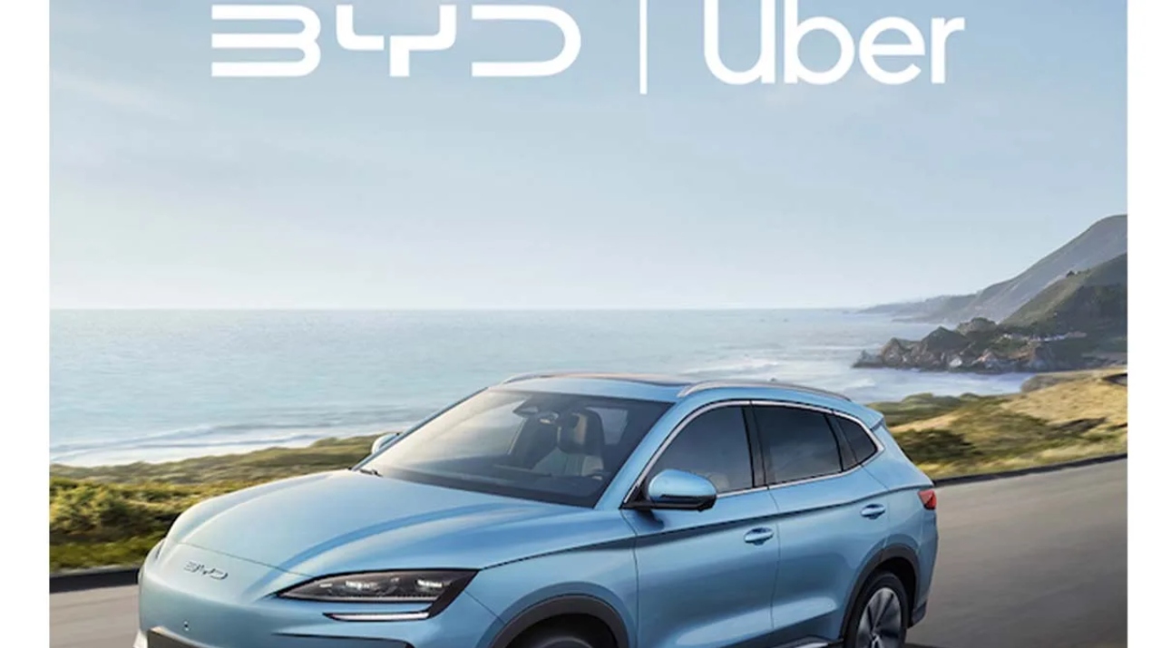 BYD se asocia con Uber para introducir 100 mil autos en Latinoamérica y ...